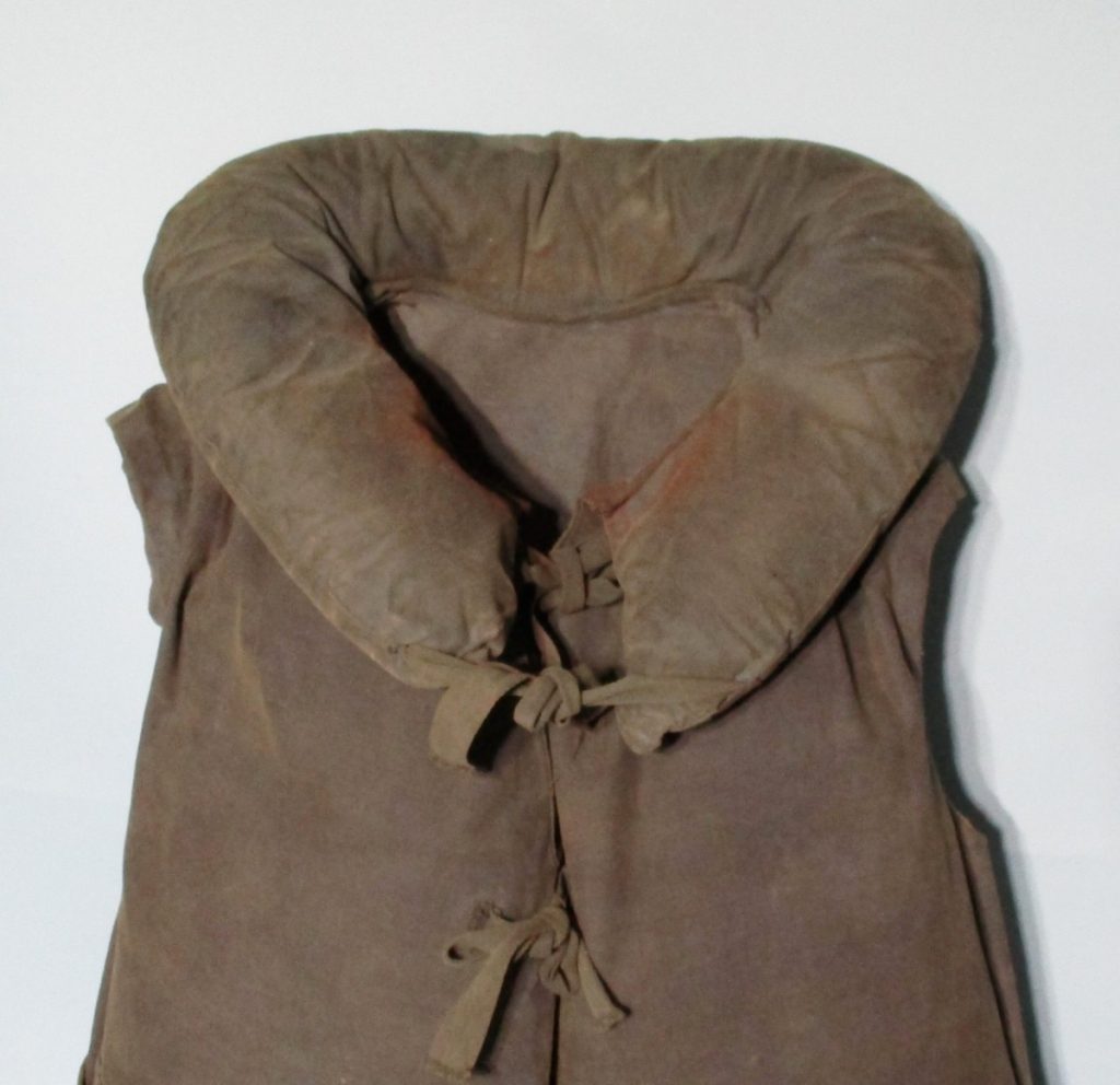 WWII US Navy Kapok Life Jacket Dated 1943 | J. Mountain Antiques