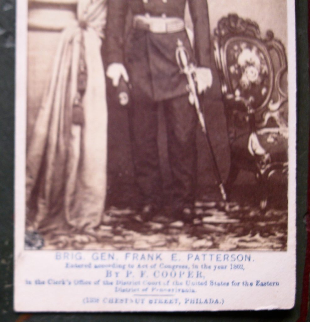 CDV Of Brigadier General Francis E. Patterson -SOLD | J. Mountain Antiques