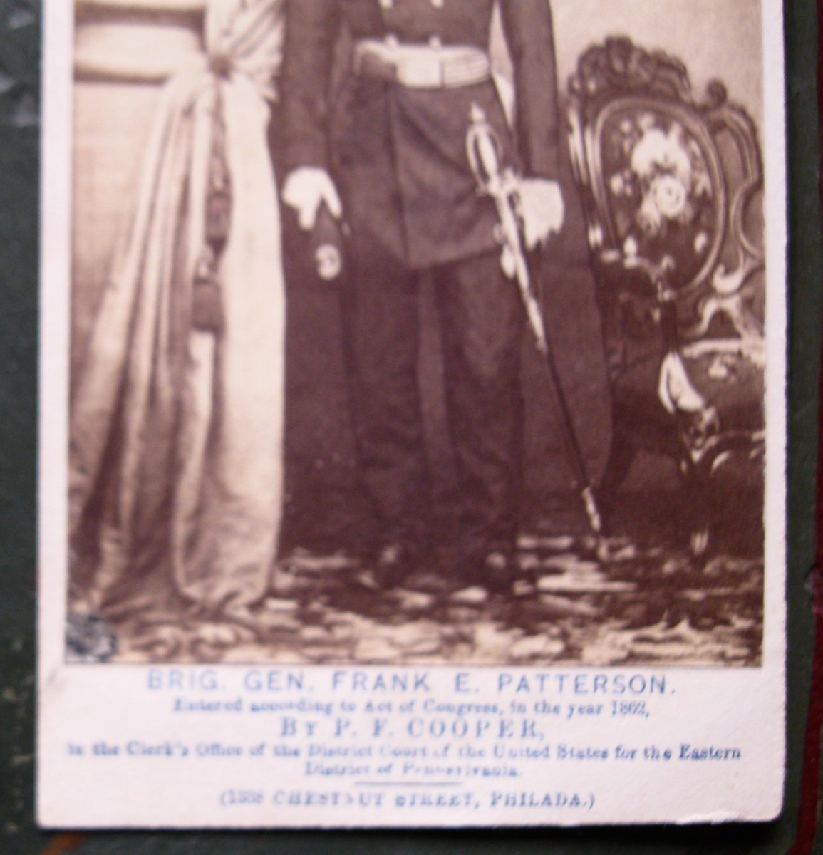 CDV Of Brigadier General Francis E. Patterson -SOLD | J. Mountain Antiques