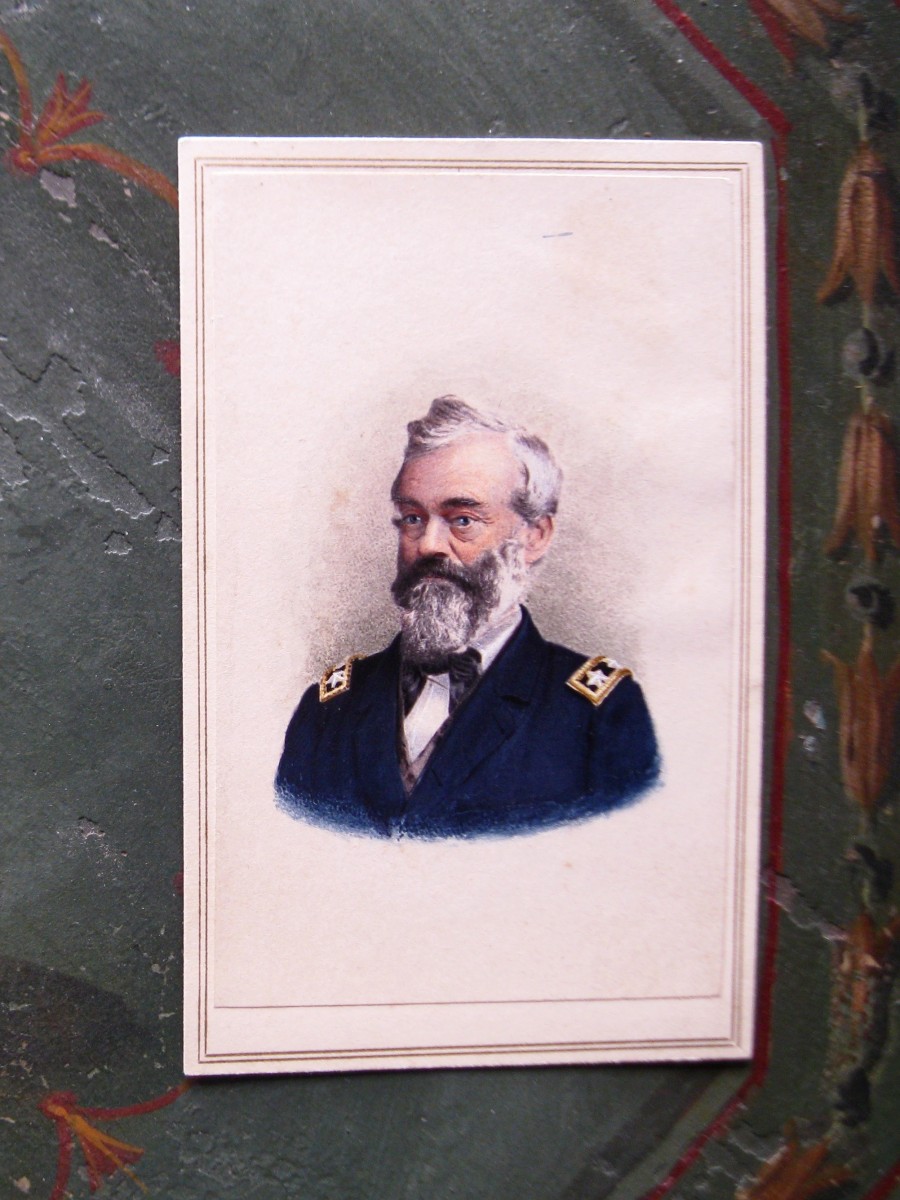 CDV Of General Samuel P. Heintzelman – Hand Tinted -SOLD | J. Mountain ...