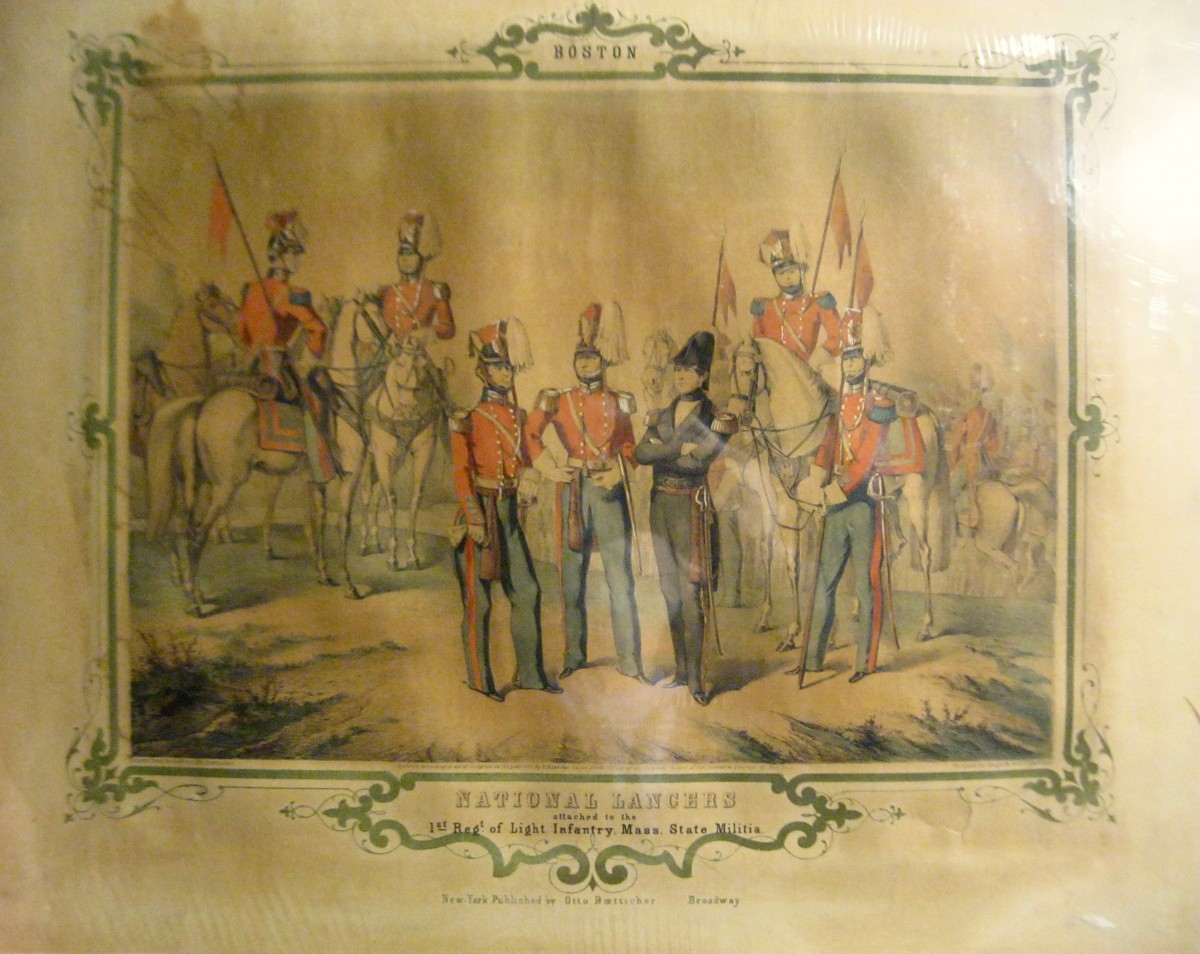 1850 Date Chromolithograph Print – National Lancers – SOLD | J ...