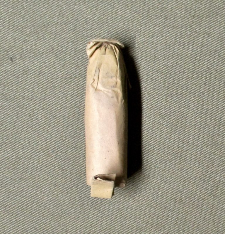 Civil War Musket Paper Cartridge In .58 Caliber -SOLD | J. Mountain ...