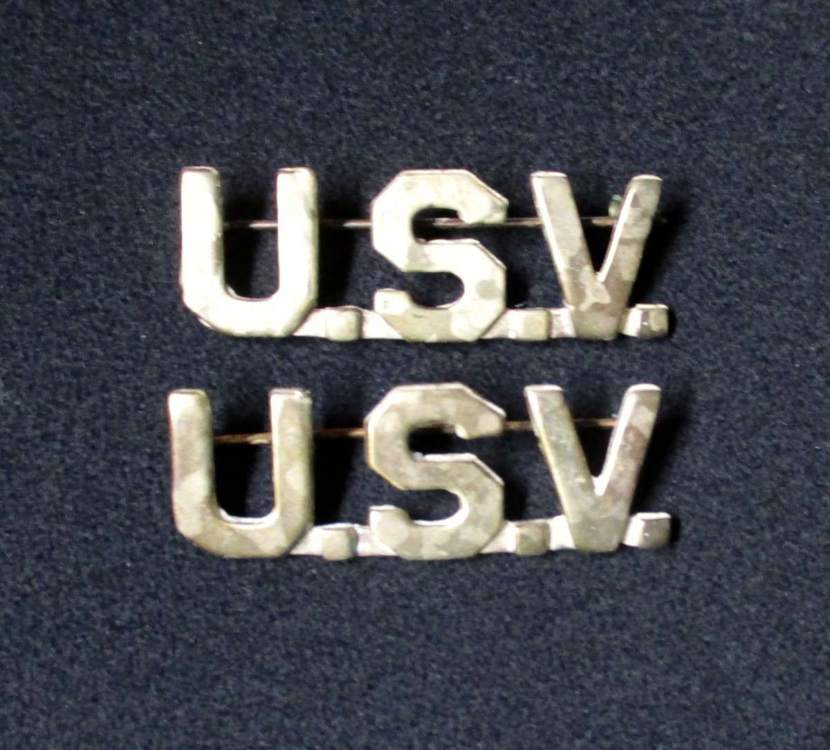 1st USV Cavalry Cap & Collar Insignia Lot -SOLD | J. Mountain Antiques