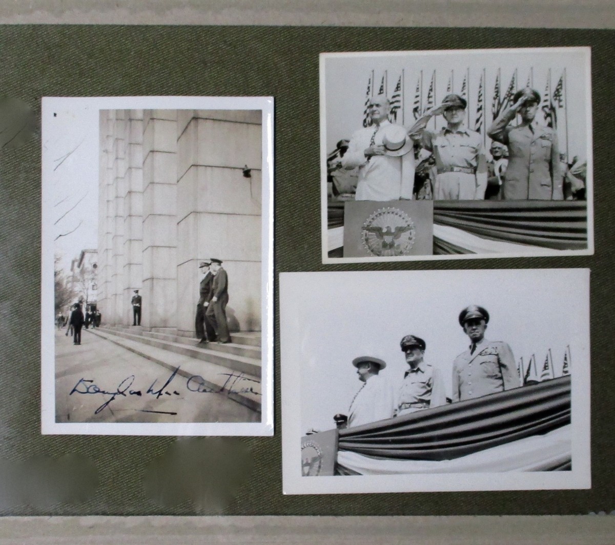 General Douglas MacArthur Signed Photograph & Others | J. Mountain Antiques