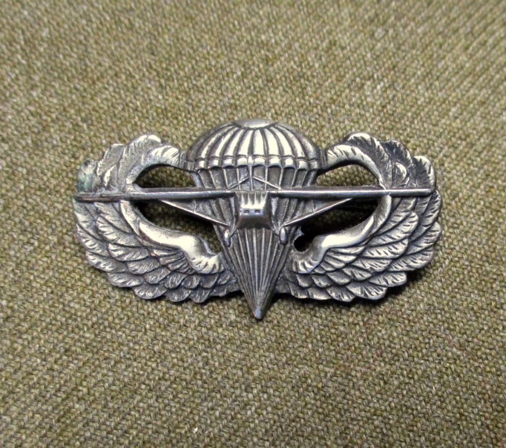Airborne Para/Glider Badge- STERLING -SOLD | J. Mountain Antiques