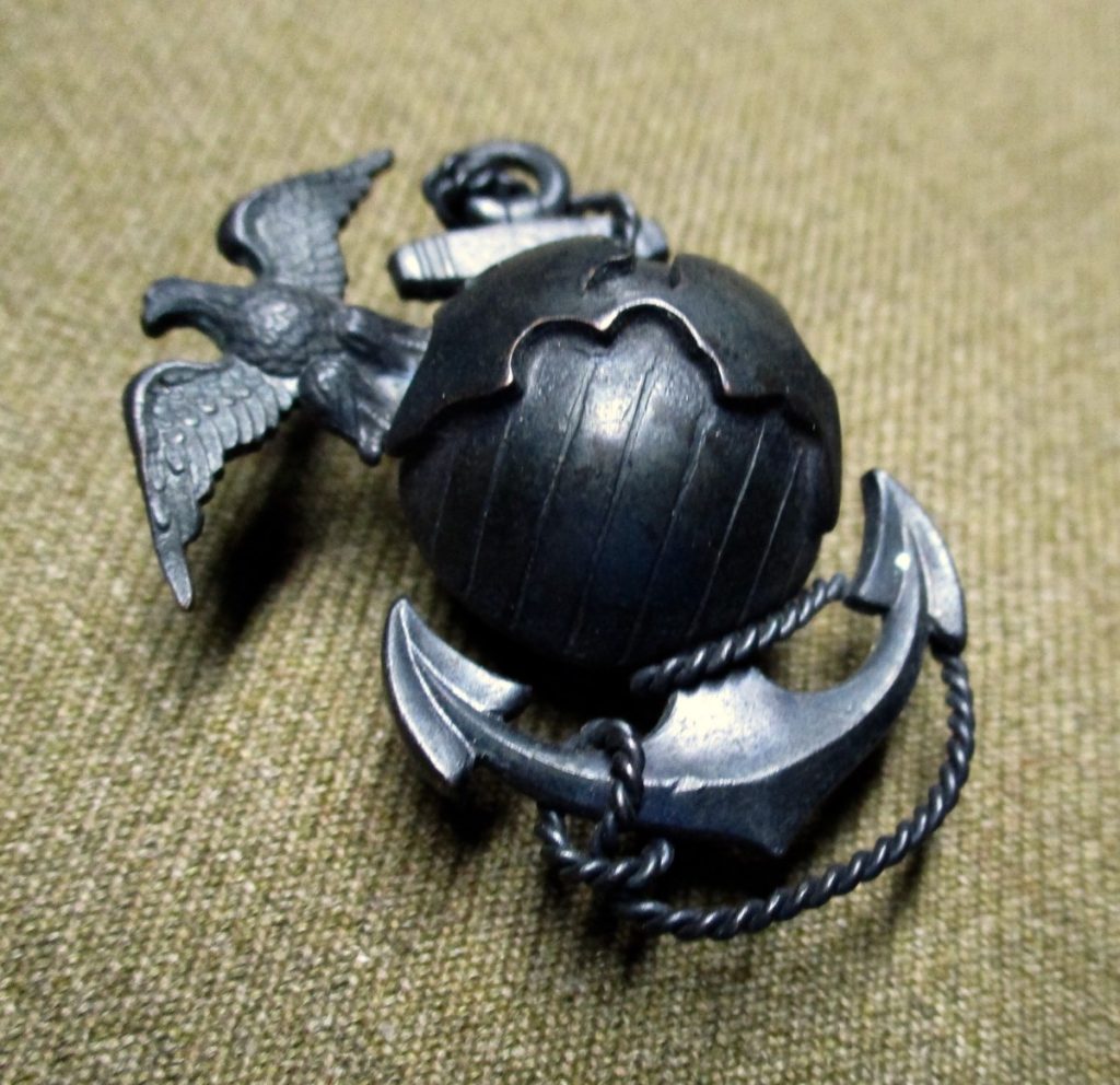 M1936 USMC Officer’s Service Dress Cap EGA- “The Beast” – -SOLD | J ...