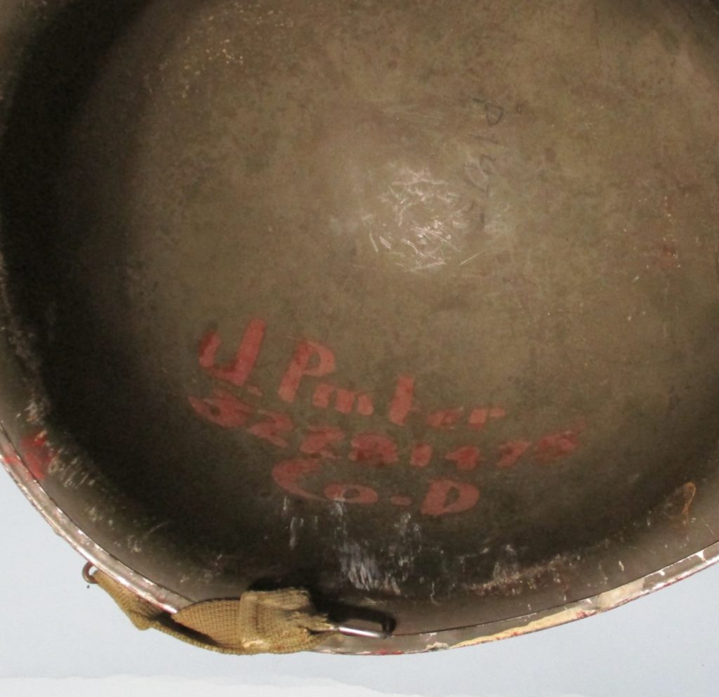 ID’D 347th Engineer General Service Regiment Painted “MP” Helmet -SOLD ...