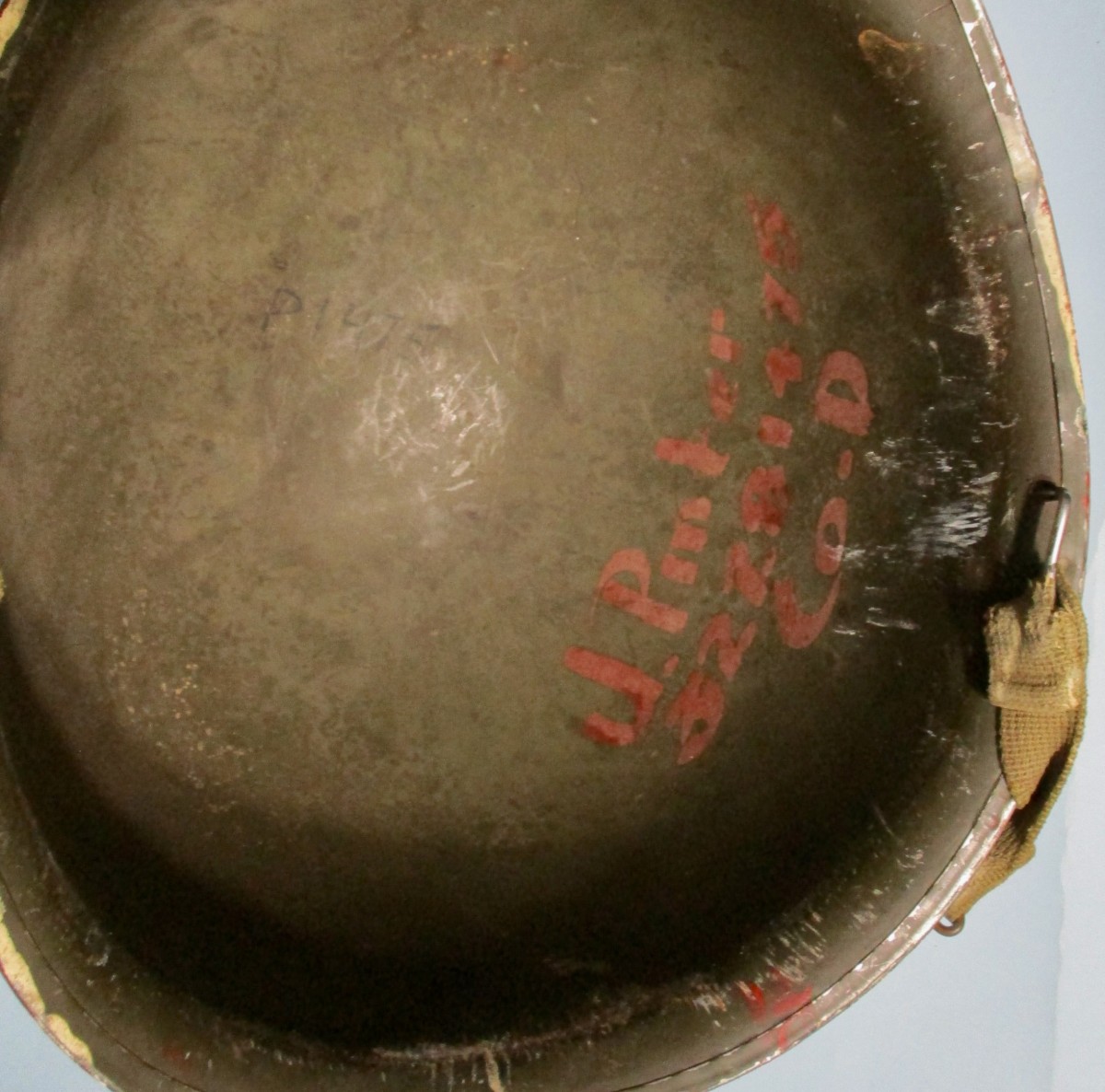 ID’D 347th Engineer General Service Regiment Painted “MP” Helmet -SOLD ...