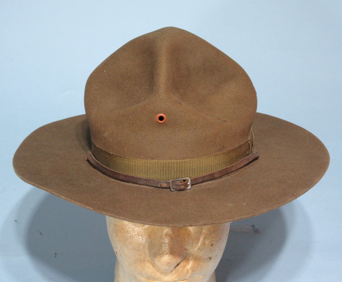 Officer’s Quality Campaign Hat – SOLD | J. Mountain Antiques