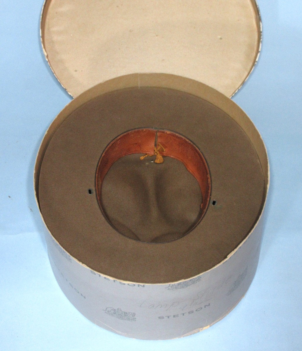 Stetson Officer’s Campaign Hat In Box – SOLD | J. Mountain Antiques