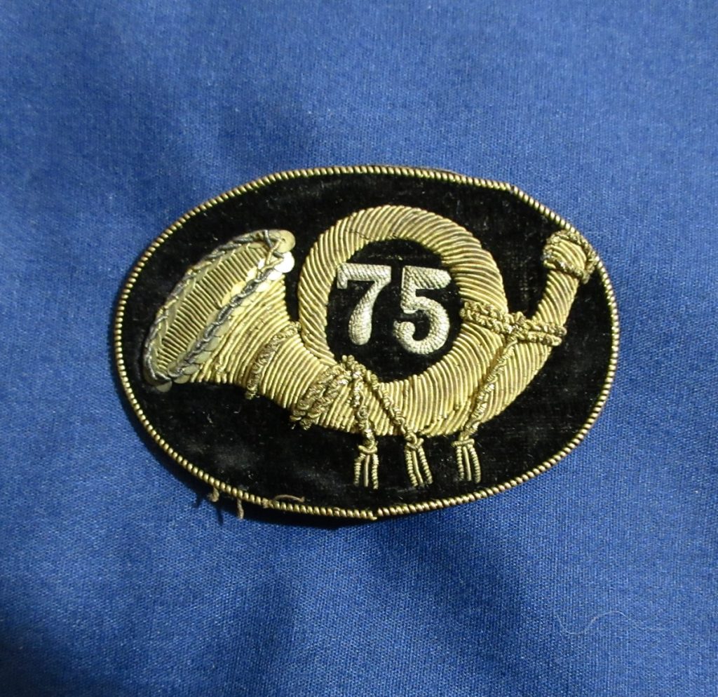 Civil War Hardee Hat Eagle and 75th Infantry Bullion Insignia – SOLD ...