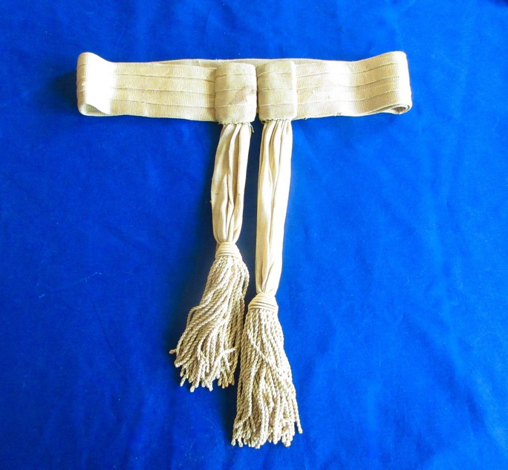 1902 Era General Officer’s Sword Sash – SOLD | J. Mountain Antiques