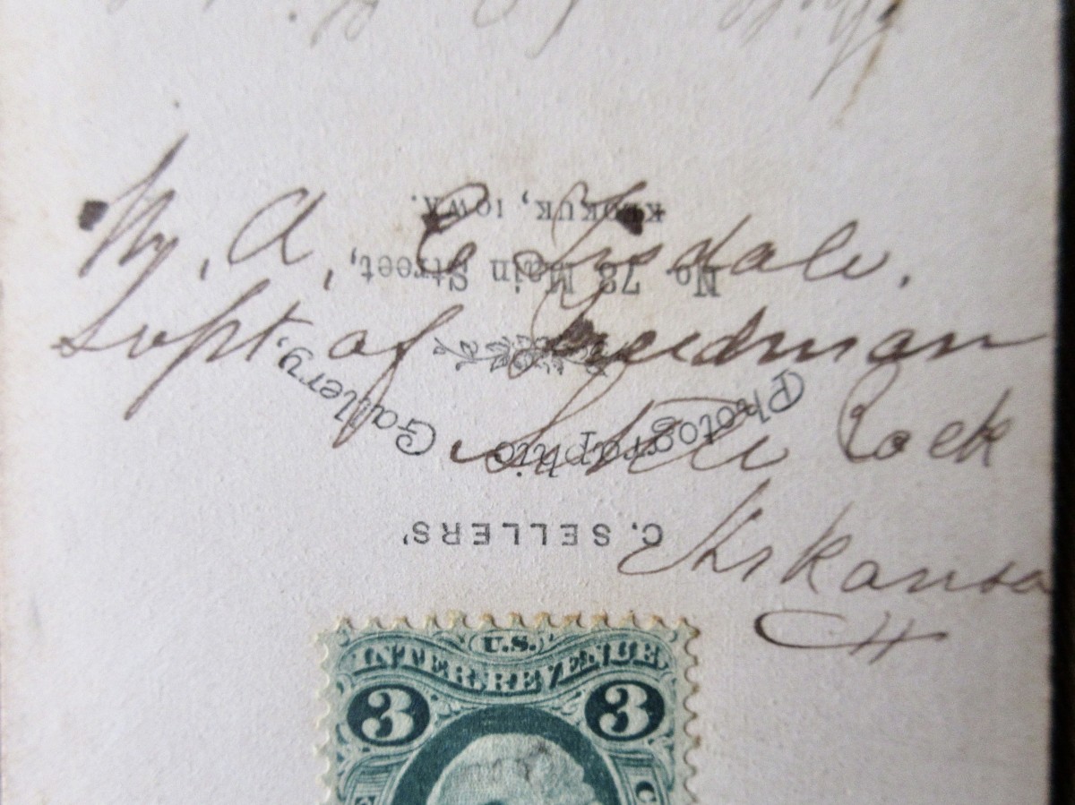 CDV – William A.E. Tisdale- 5th Iowa & 60th USCT – sold | J. Mountain ...