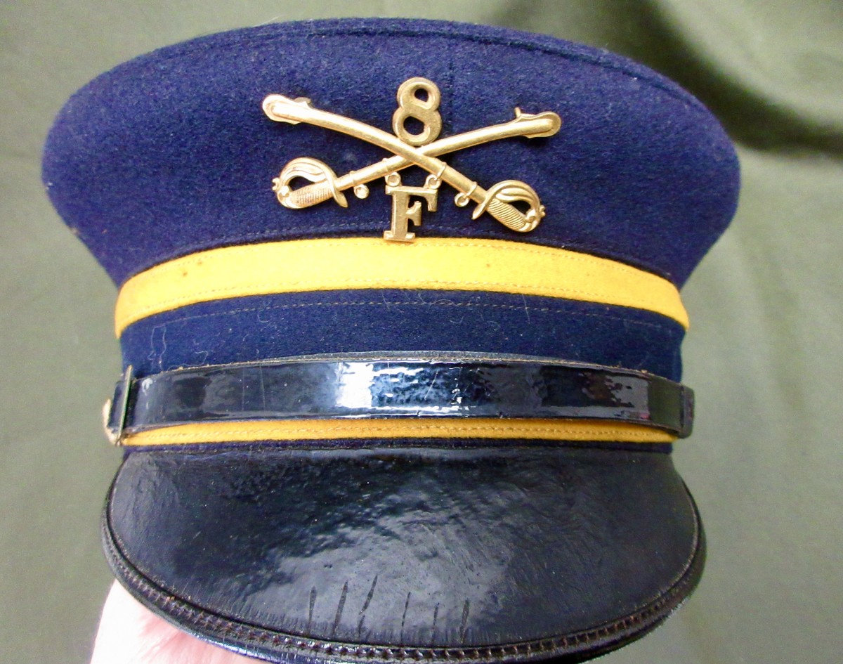 1902 Enlisted Full Dress Cap – 8th U.S. Cavalry – SOLD | J. Mountain ...