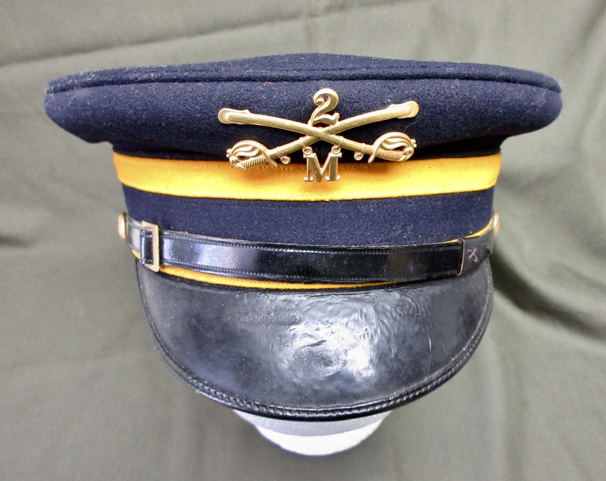 1902 Enlisted Full Dress Cap – Troop M 2nd Cavalry – SOLD | J. Mountain ...