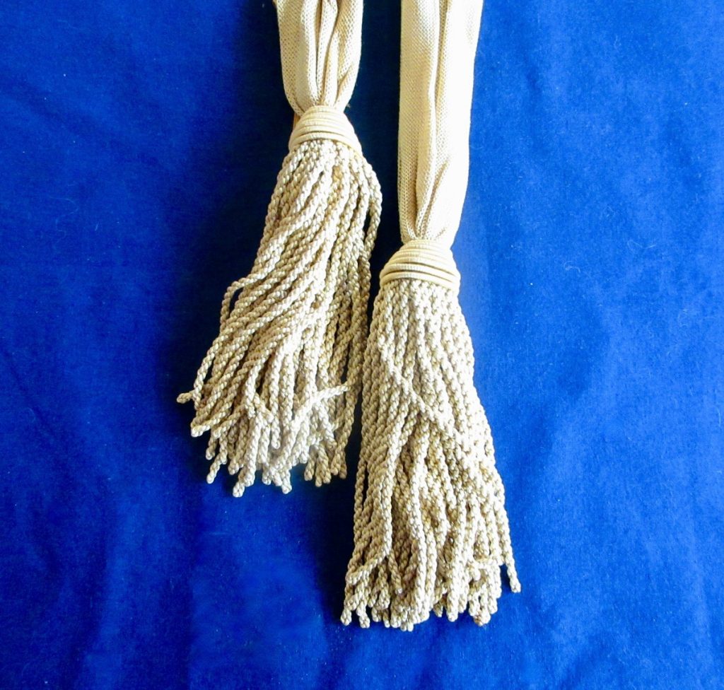 1902 Era General Officer’s Sword Sash – SOLD | J. Mountain Antiques