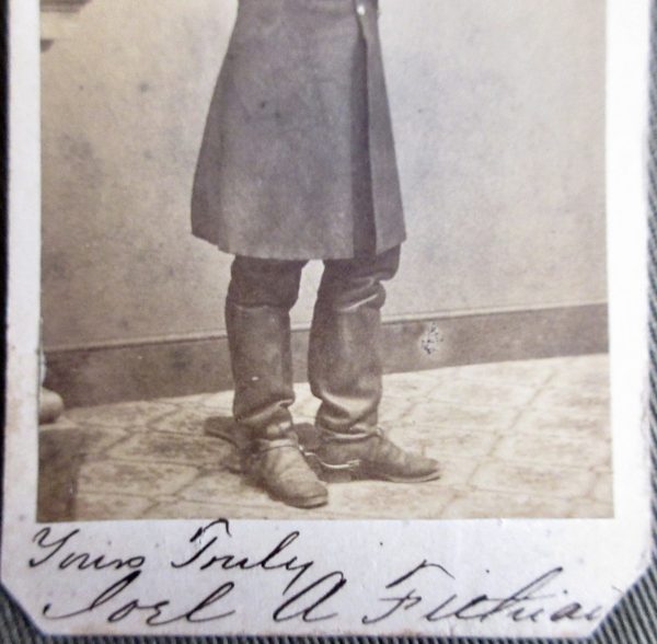 CDV Signed By Major Joel A. Fithian 24th New Jersey Volunteers – SOLD ...