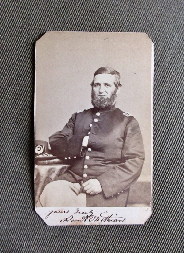 CDV Of Captain & Quartermaster Samuel R. Fithian 24th NJ Volunteers ...
