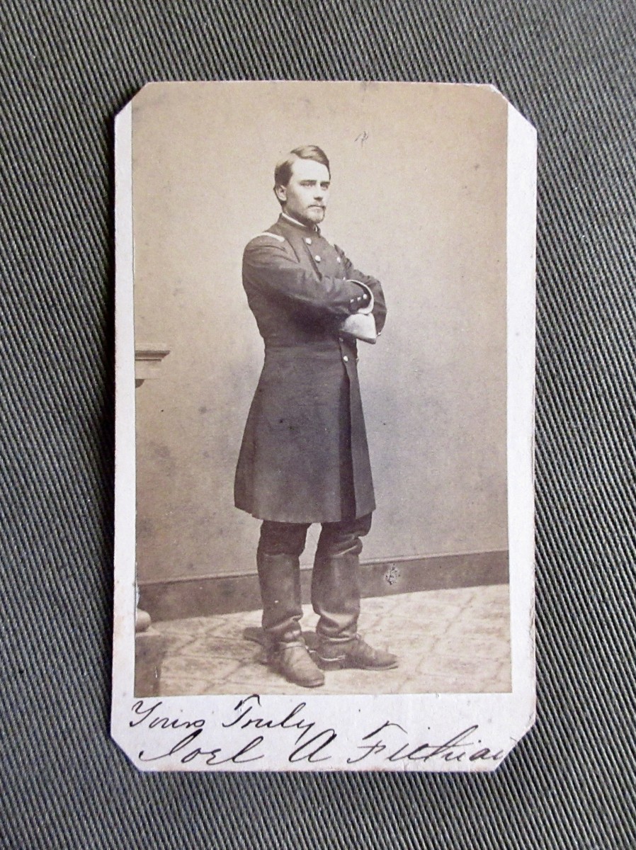 CDV Signed By Major Joel A. Fithian 24th New Jersey Volunteers – SOLD ...