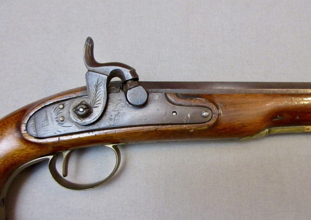 American – Kentucky Style Percussion Pistol – SOLD | J. Mountain Antiques