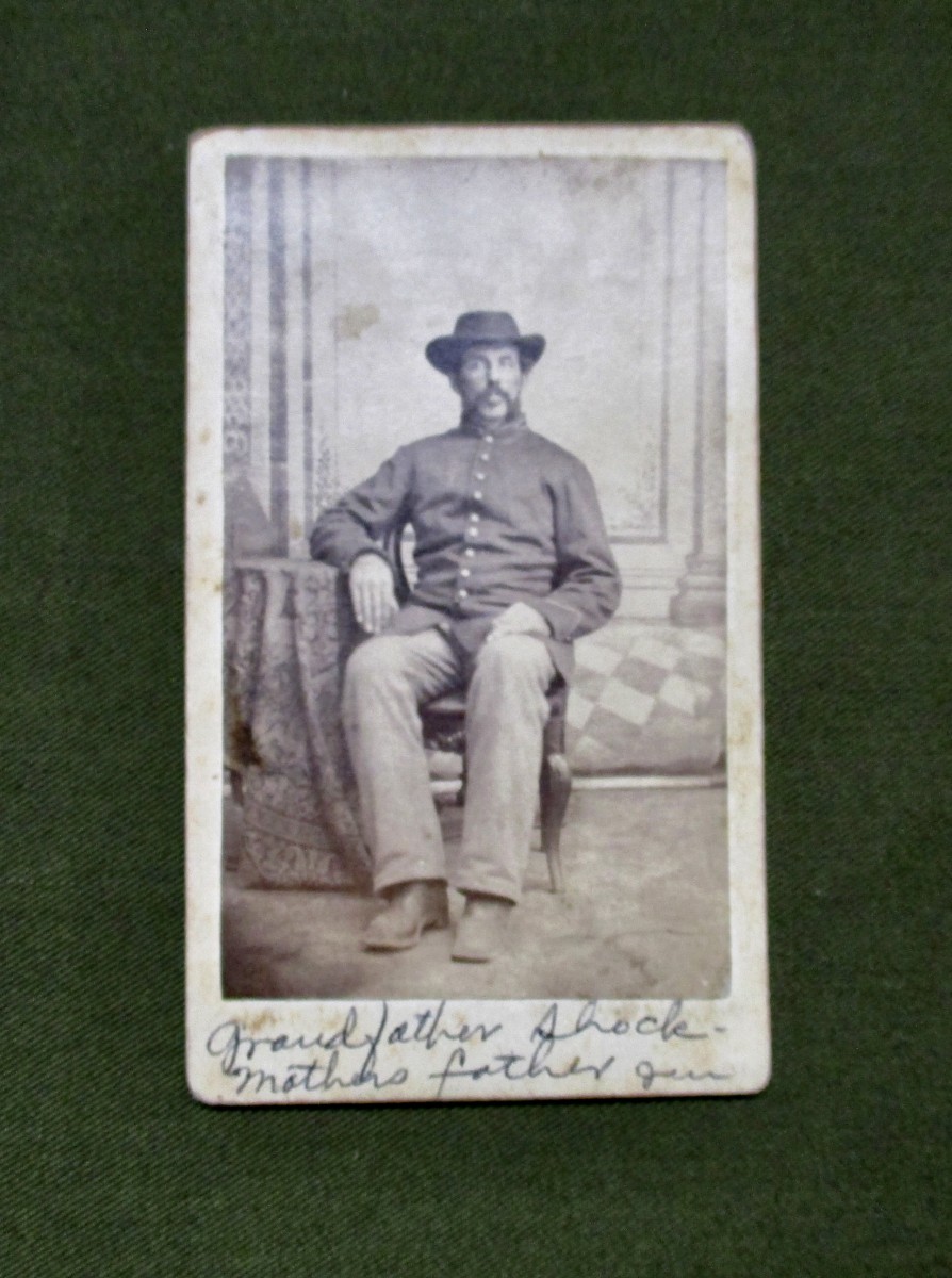 CDV – Private Henry Shock 5th Maryland Infantry – SOLD | J. Mountain ...