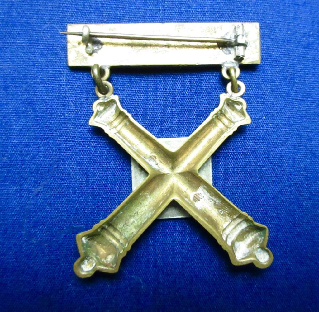 1903 Unissued Coast Artillery 1st Class Gunner’s Badge | J. Mountain ...