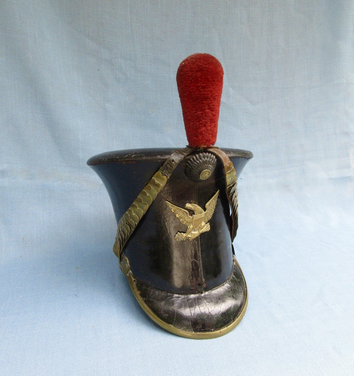 Militia Bell Crown Shako Circa 1835 – Hartford, Connecticut Maker ...
