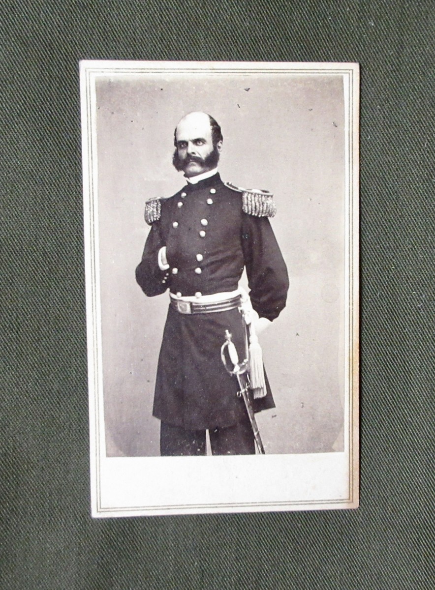 CDV – Major General Ambrose Burnside – SOLD | J. Mountain Antiques