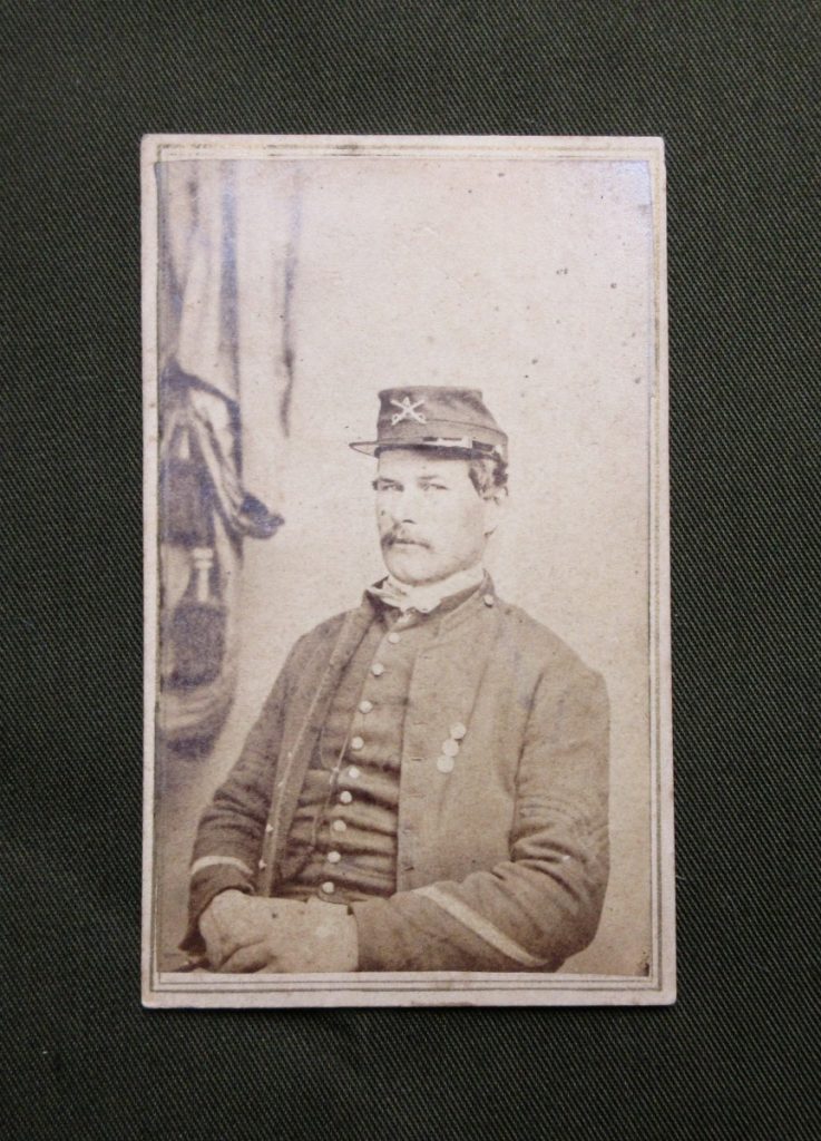CDV -Sergeant Henry D. Trask -Co C 4th Mass Cavalry SOLD | J. Mountain ...