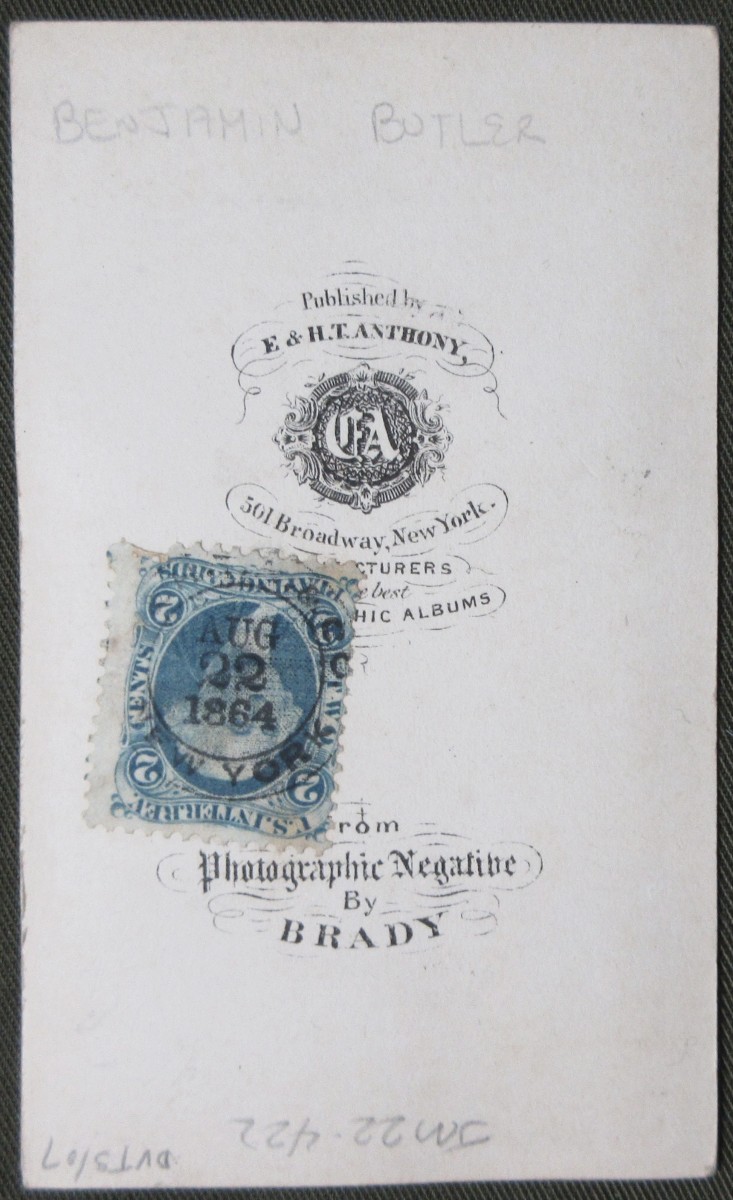 CDV – Major General Benjamin “The Beast” Butler – SOLD | J. Mountain ...