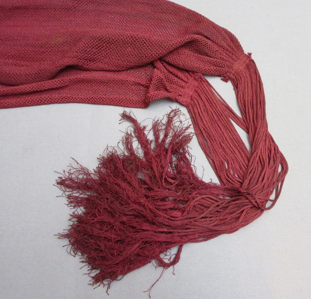 1820s-40s Officers Crimson Sword Sash – SOLD | J. Mountain Antiques