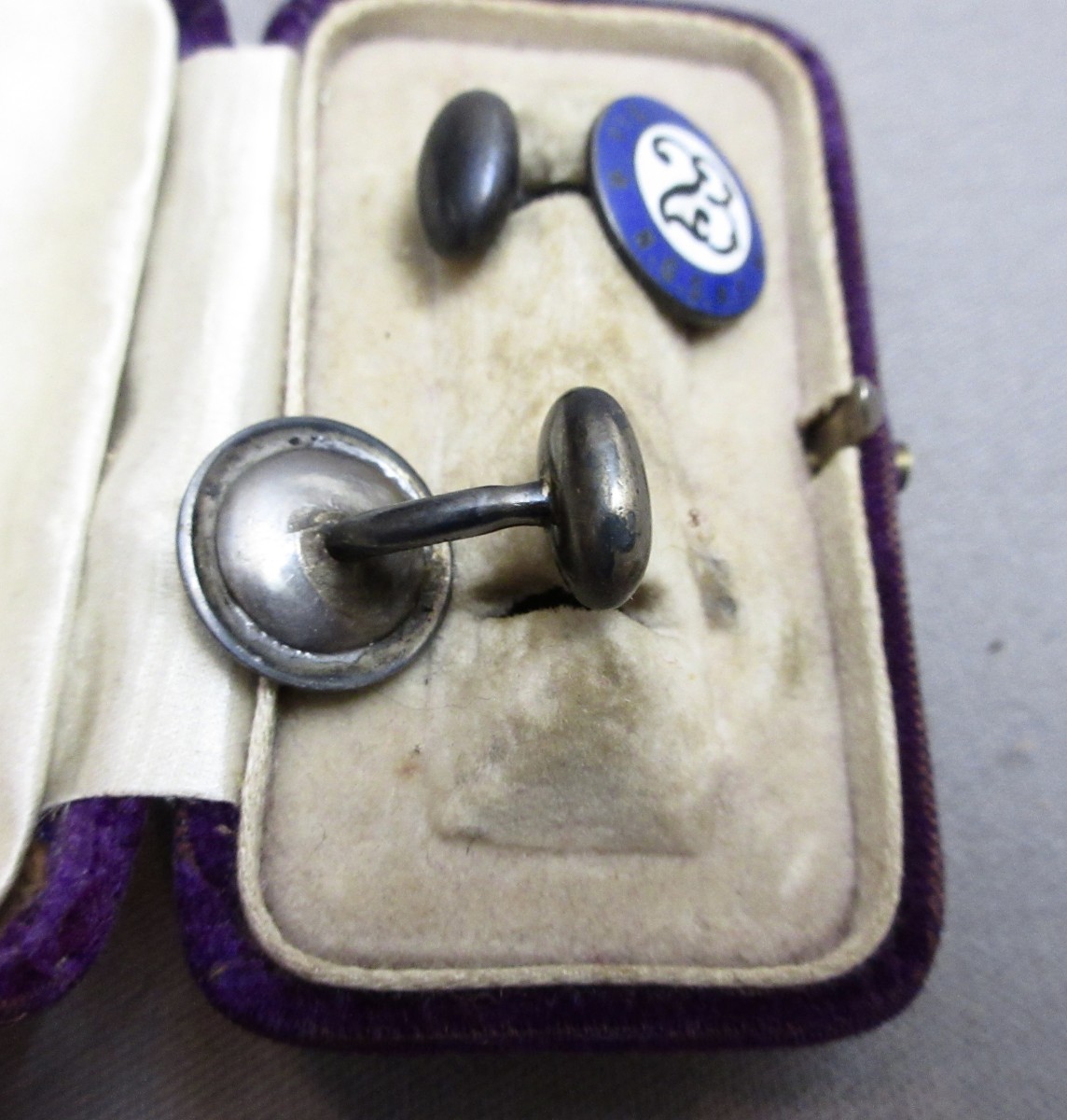 23rd New York National Guard Cufflinks In Case | J. Mountain Antiques