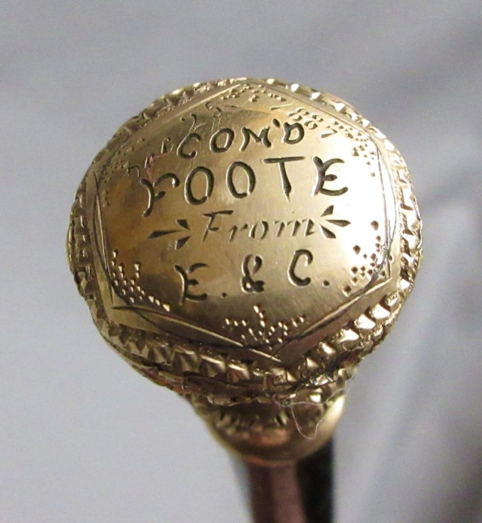 Gold Tipped Cane Belonging To Midget Charles Nestel Known As “Commodore ...