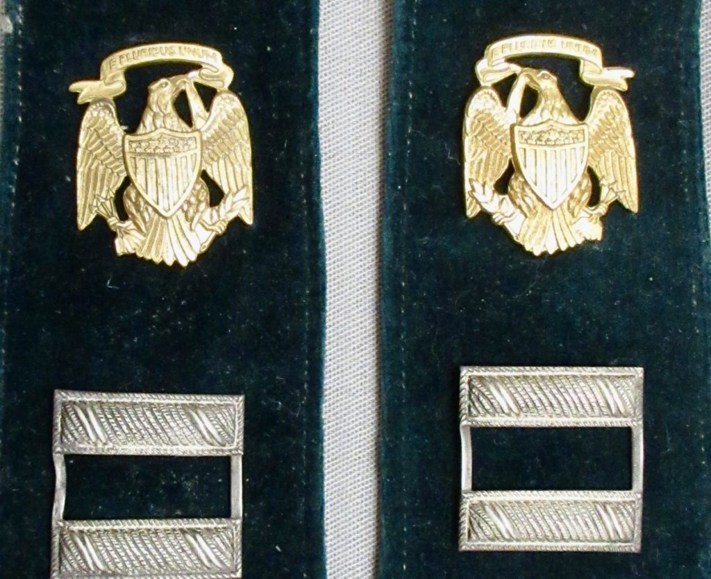 Assistant Surgeon’s 1898 Shoulder Tabs. | J. Mountain Antiques
