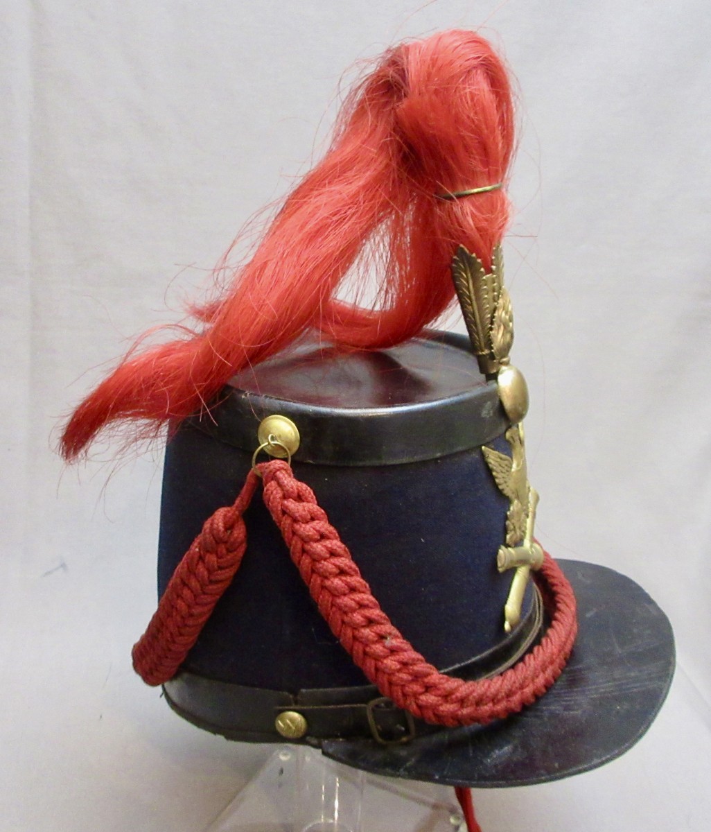 1864 Pattern Early Indian Wars Light Artillery Enlisted Dress Shako ...