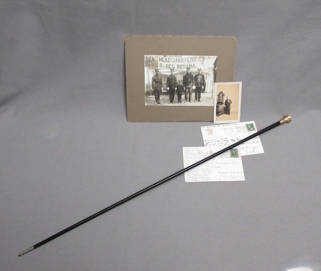 Gold Tipped Cane Belonging To Midget Charles Nestel Known As “Commodore ...