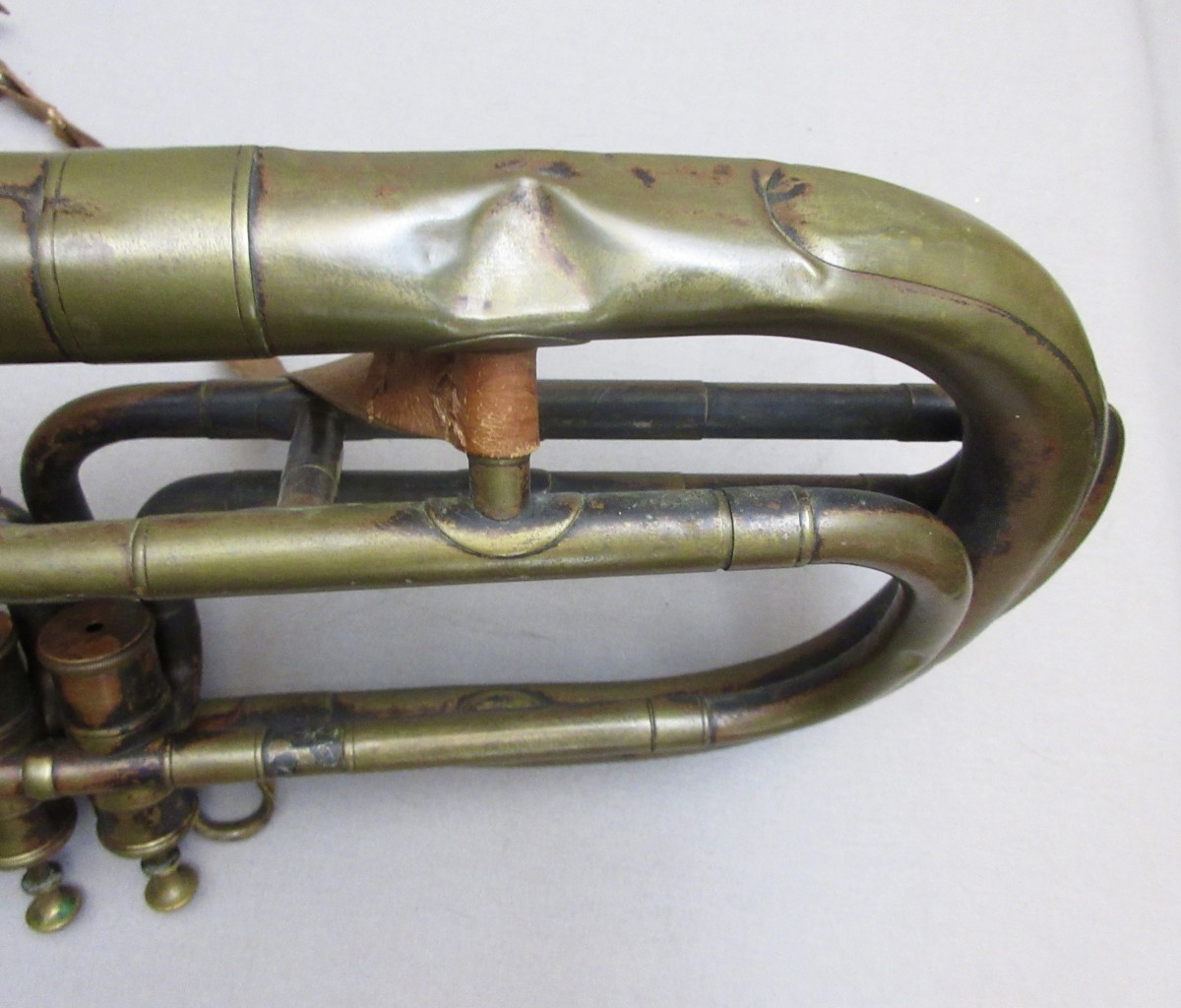 Civil War Era B Flat Saxhorn By E Seltmann Philadelphia Sold J