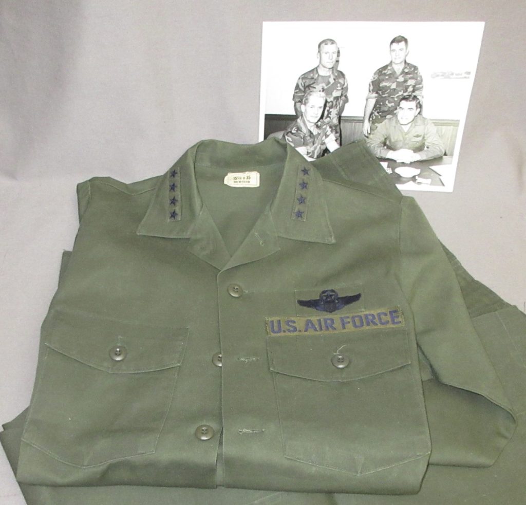 Air Force 4 Star General’s Fatigue Shirt & Pants – Gen. Richard L ...