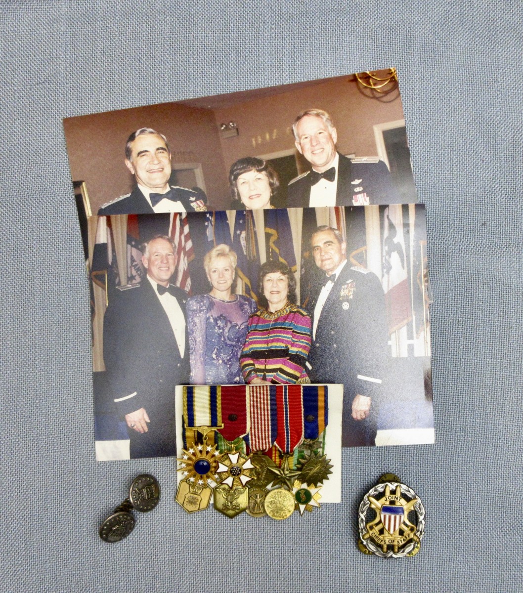 General Richard L. Lawson’s Miniature Medals, Dress Visor Cap, Etc. | J ...