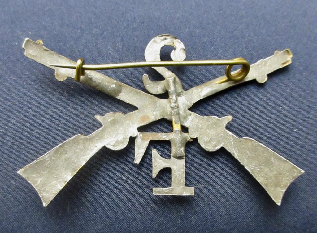 2nd Infantry Forage Cap Insignia- Lead/ Pin Backed – SOLD | J. Mountain ...