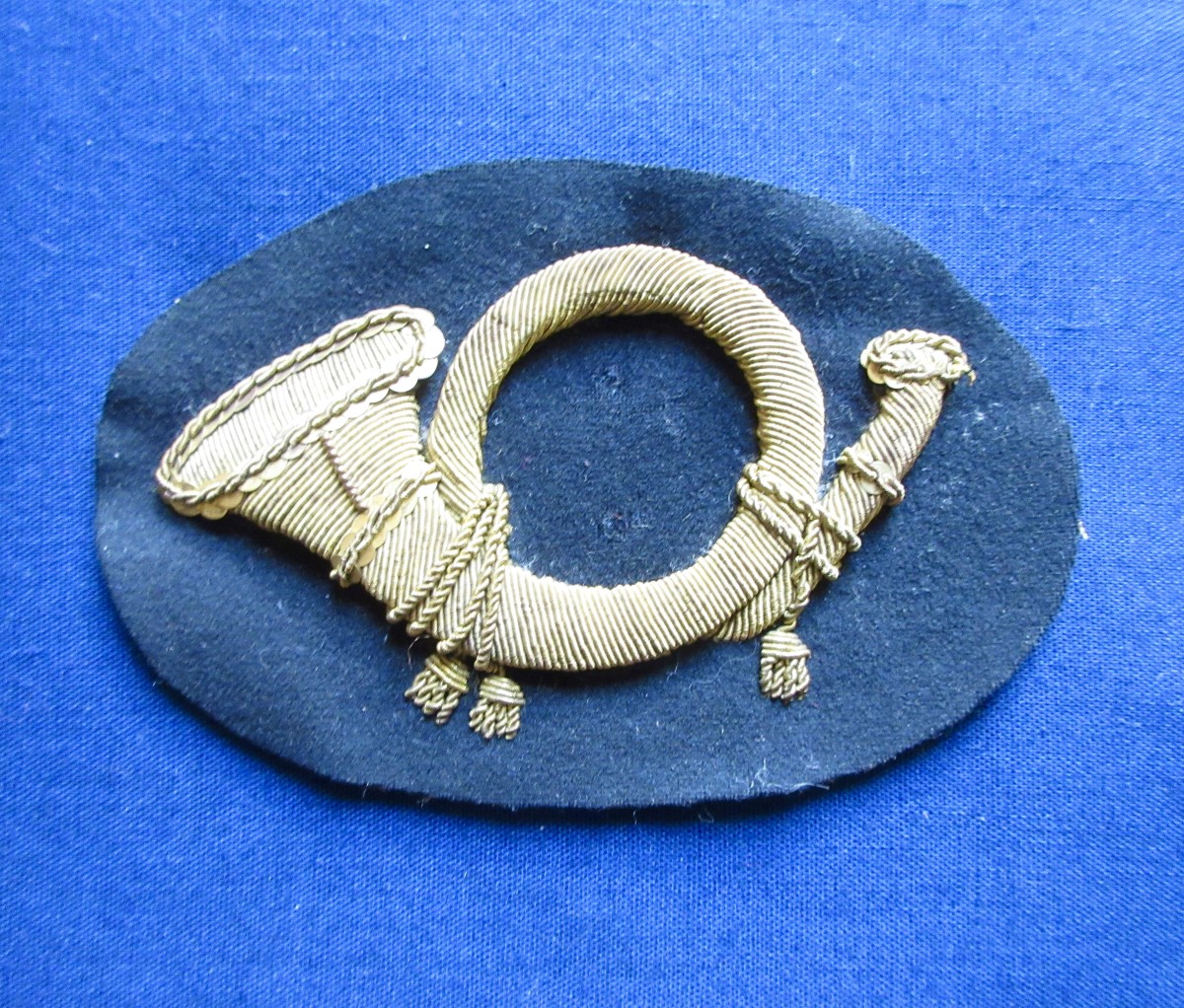 Impressively Large Infantry Officers Cap Insignia | J. Mountain Antiques