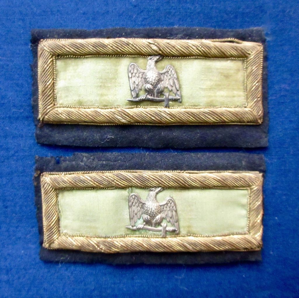 Pre Civil War Militia Colonel’s Shoulder Straps With Variant Eagles | J ...