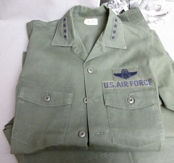 Air Force 4 Star General’s Fatigue Shirt & Pants – Gen. Richard L ...