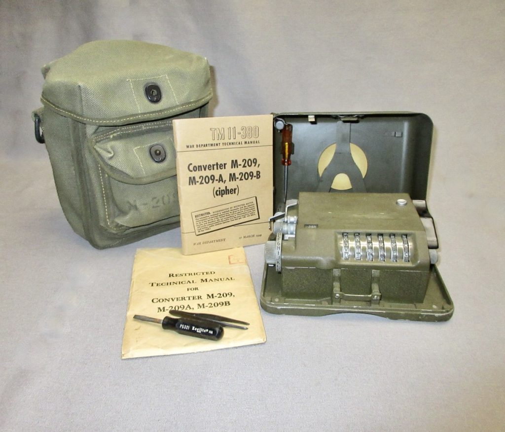Code Converter M209-A (Cipher) Device – Case & Accessories -SOLD | J ...