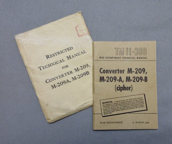 Code Converter M209-A (Cipher) Device – Case & Accessories -SOLD | J ...