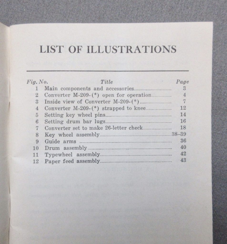 Code Converter M209-A (Cipher) Device – Case & Accessories -SOLD | J ...