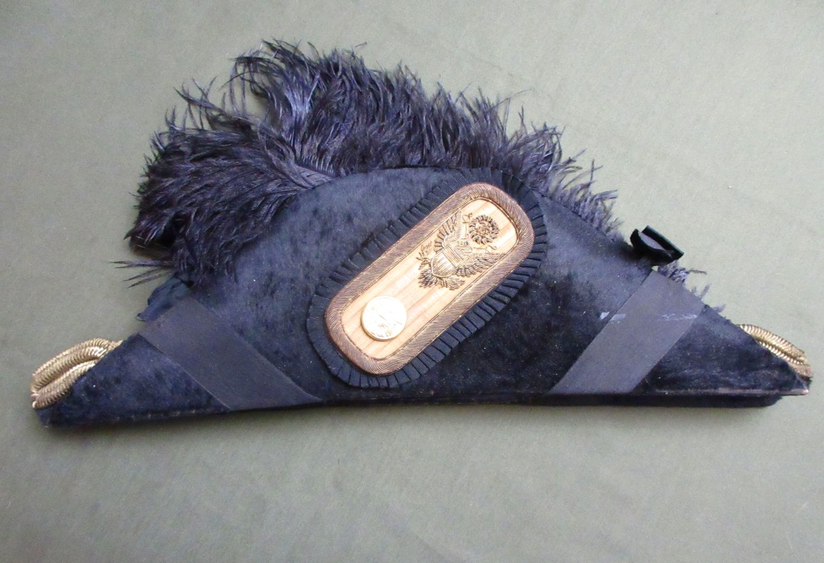 Early 1900s Boxed Engineer Officers Dress Chapeau. – SOLD | J. Mountain ...