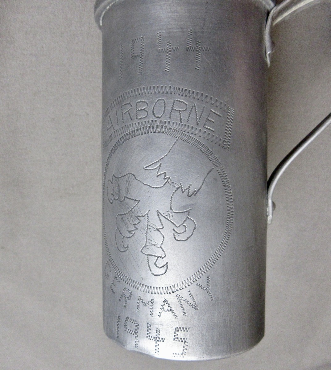 German Made Aluminum Measure With Engraved 513th PIR Insignia – SOLD ...