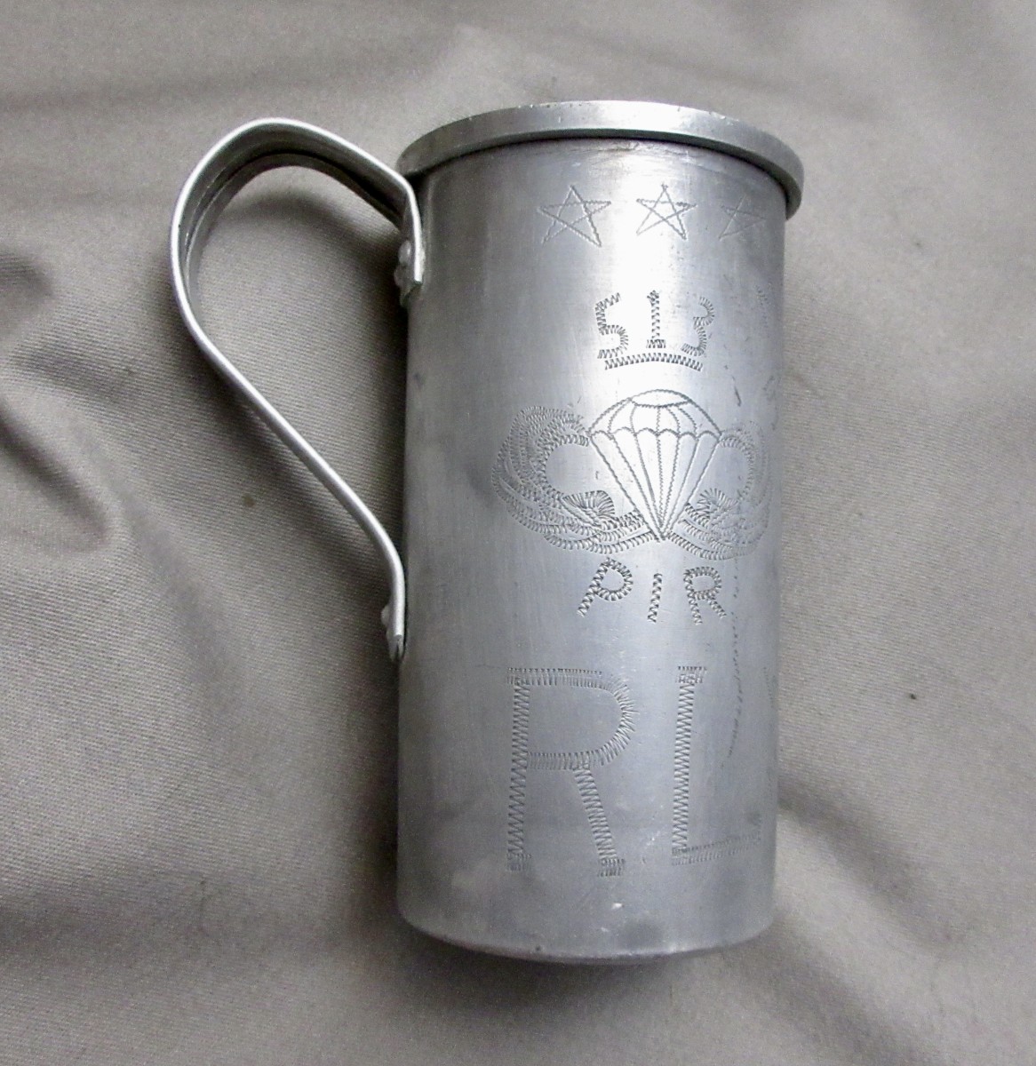 German Made Aluminum Measure With Engraved 513th PIR Insignia – SOLD ...