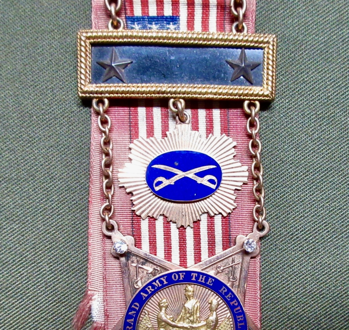 Major Horner’s Gold Presentation Department Commanders Badge. | J ...